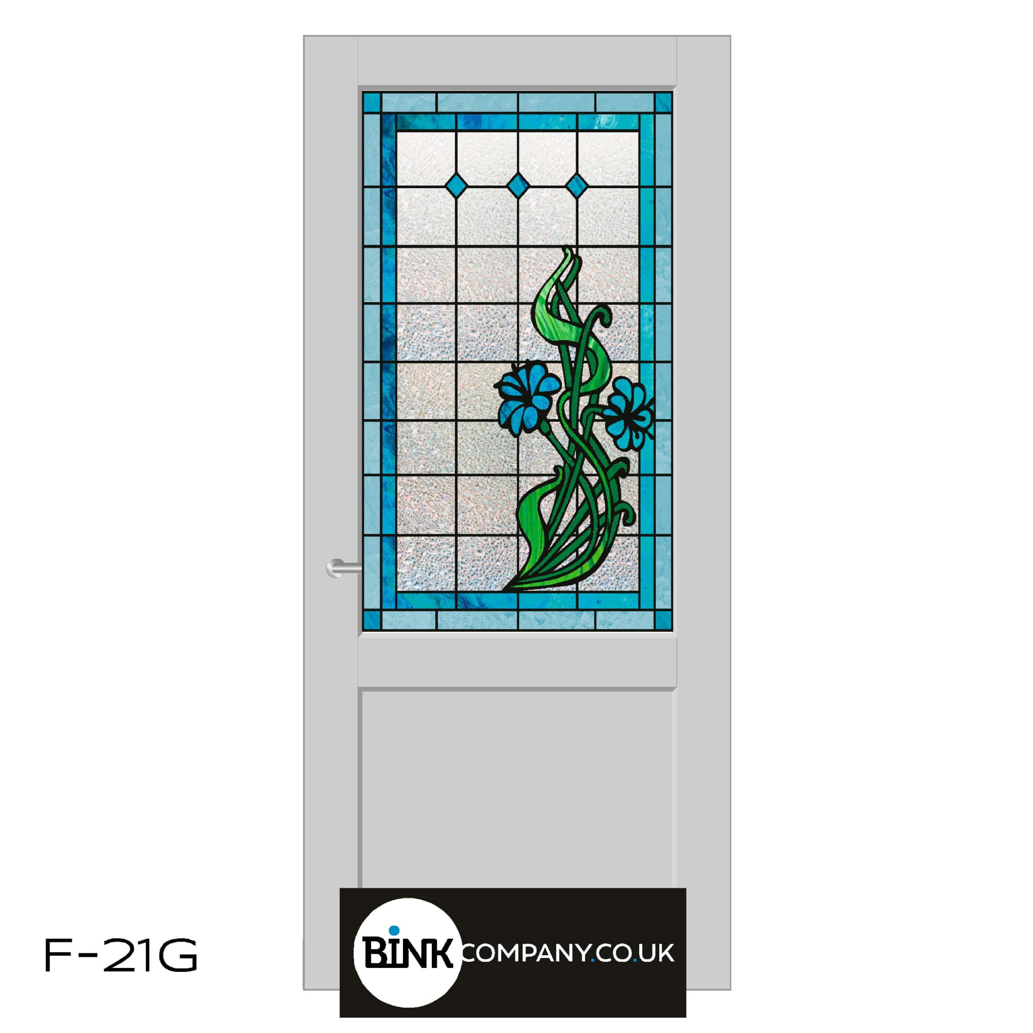 Stained glass window film 21g - Bink Company