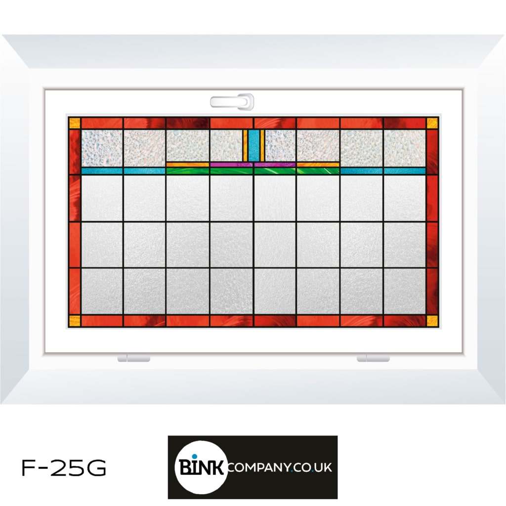 Stained glass window film 25g - Bink Company