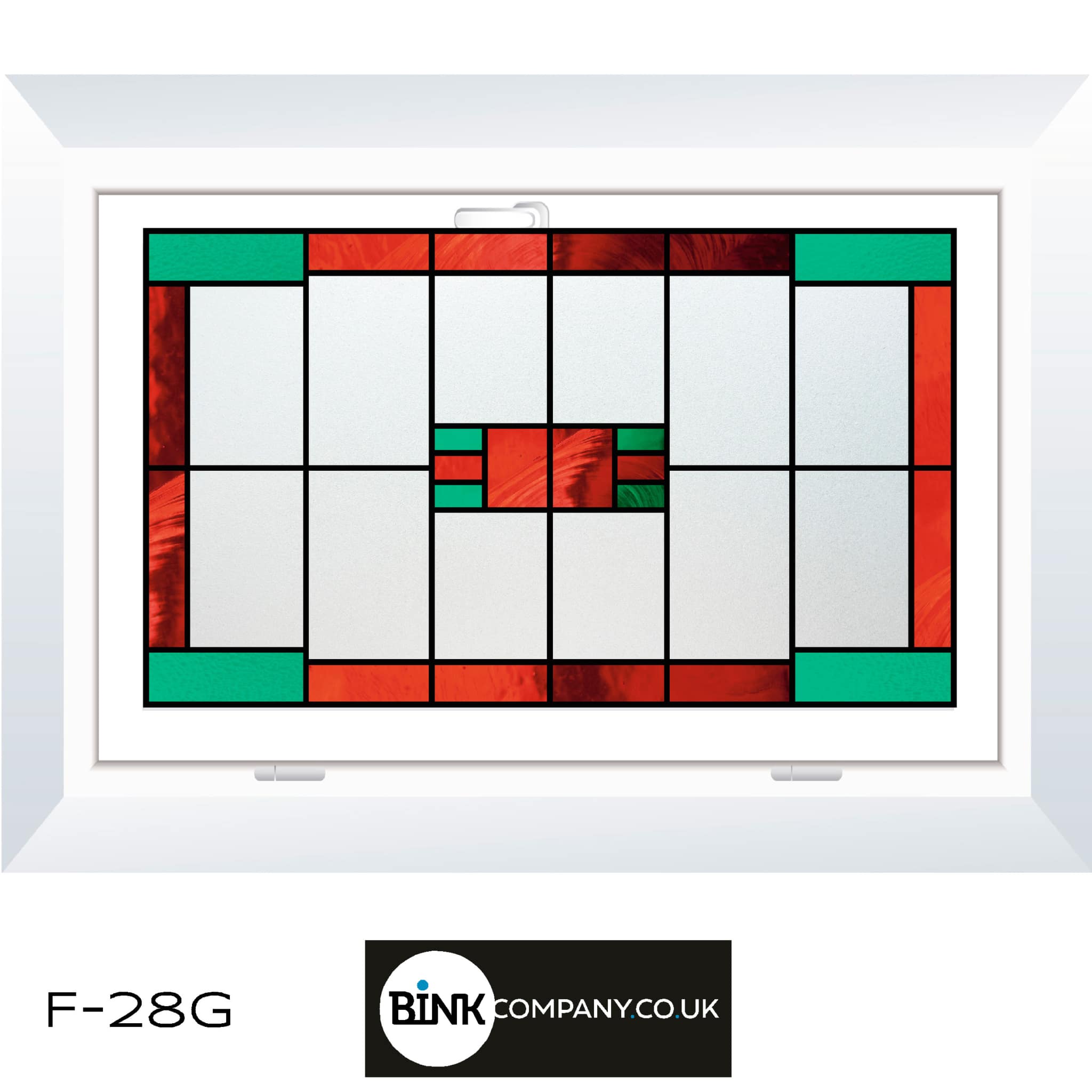 Stained Glass Window Film 28g Bink Company